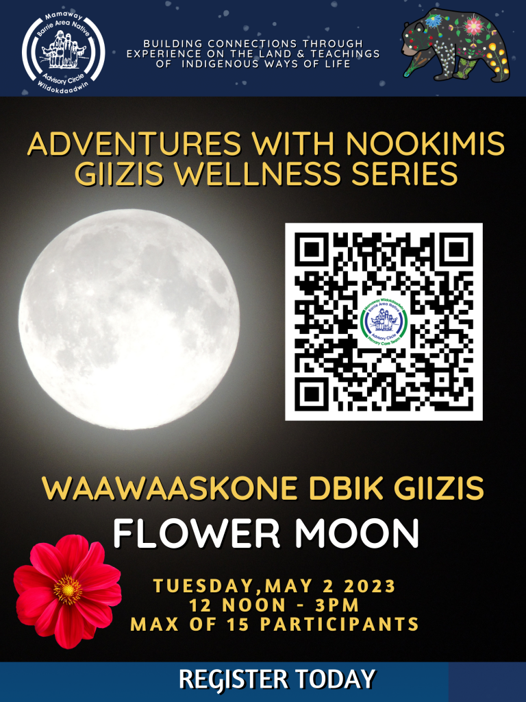May Monthly Moon Gathering - Tuesday, May 2nd from 12- 3 pm ~ Mamaway Wiidokdaadwin