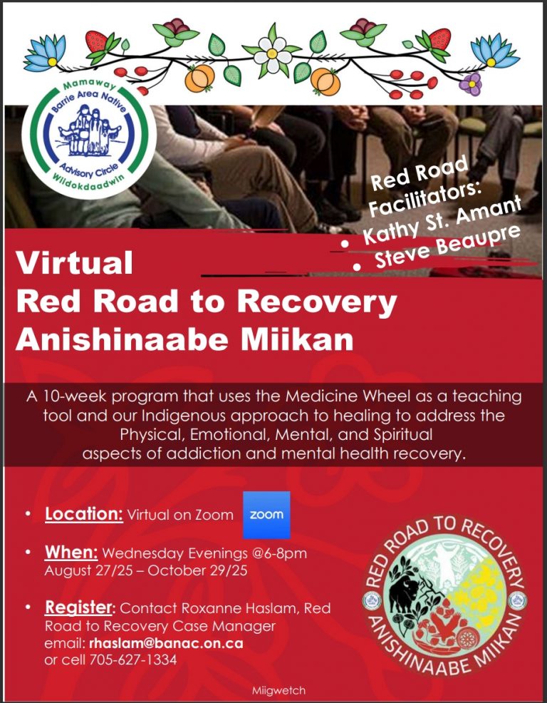 Red Road to Recovery - Virtual ~ Mamaway Wiidokdaadwin
