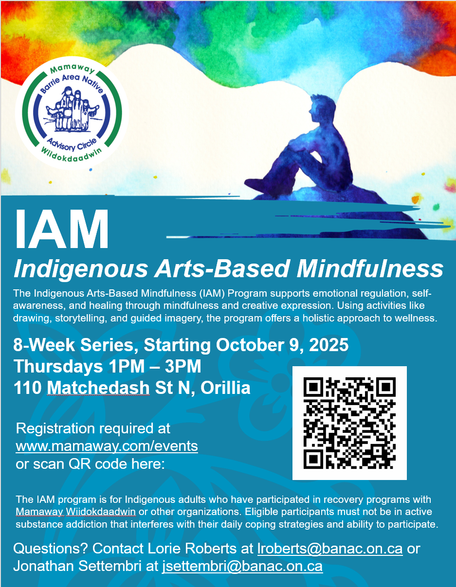 Indigenous Arts-based Mindfulness (IAM) ~ Mamaway Wiidokdaadwin